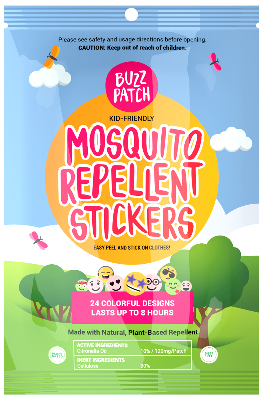 BuzzPatch Mosquito Repellent Patches 24 Patches Rhythm First Aid BuzzPatch Mosquito Repellent Patches 24 Patches Rhythm First Aid