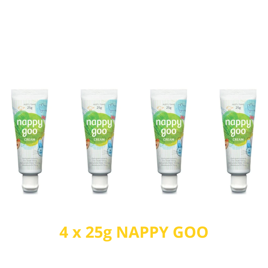 Nappy Goo Cream 4 x 25g Bundle – Rhythm First Aid